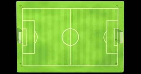 Soccer Field Vector Stock Video Footage | Royalty Free Soccer Field ...