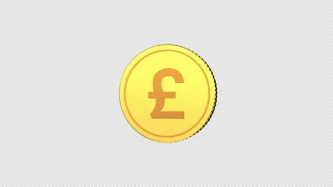 Transparent Backgrounds Pound Coin Stock Video Footage | Royalty Free ...