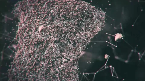 3D animation of stones on a black backgr... | Stock Video | Pond5