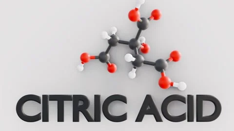 A 3D animation of the structure of a cit... | Stock Video | Pond5