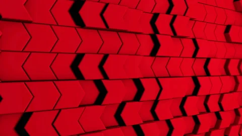 3D animation of stylish stone arrows wal... | Stock Video | Pond5