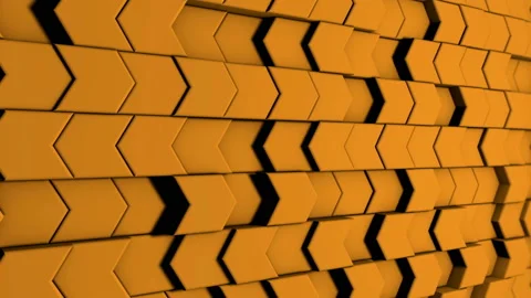 3D animation of stylish stone arrows wal... | Stock Video | Pond5