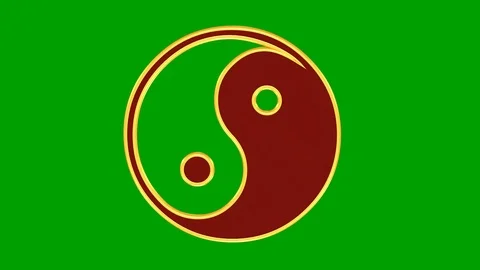 3d animation. The symbol of yin yang. | Stock Video | Pond5