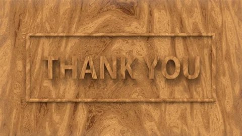 3D animation thank you and thank you for... | Stock Video | Pond5