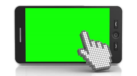 3d animation of touchscreen gesture of a... | Stock Video | Pond5