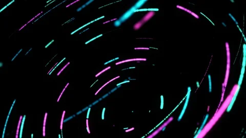 3D animation of twisting digital spiral ... | Stock Video | Pond5