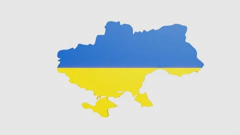 Ukraine Map 3D Stock Video Footage | Royalty Free Ukraine Map 3D Videos ...