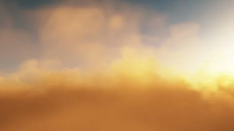 3d Animation of a violent dust storm | Stock Video | Pond5