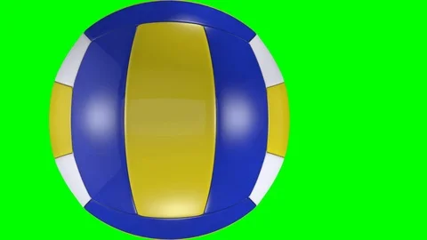 3D animation, volleyball balls rolling o... | Stock Video | Pond5