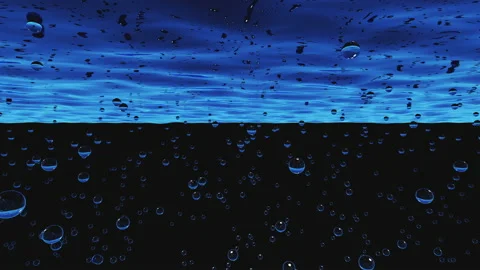 3d animation of water droplets flying in... | Stock Video | Pond5