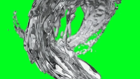 3D Animation of Water Flow in Slow Motio... | Stock Video | Pond5