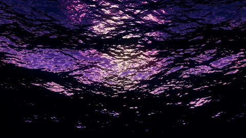 3D animation of water surface, underwate... | Stock Video | Pond5
