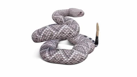 3d animation of Western Diamondback Ratt... | Stock Video | Pond5