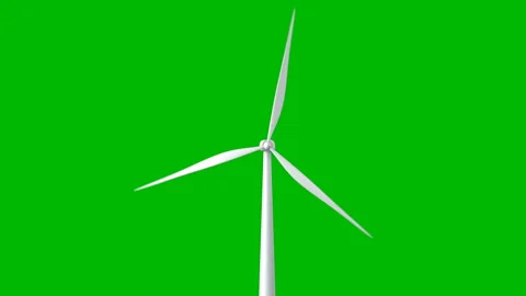 3d animation of wind power plant rotatio... | Stock Video | Pond5