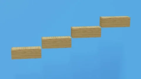 Wood Block Isolated Stock Videos – Royalty-Free HD & 4K Videos