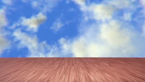 3D animation of the wooden floor with a ... | Stock Video | Pond5