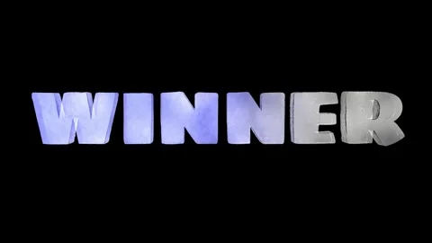 3D animation of the word - winner on a b... | Stock Video | Pond5