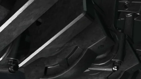 3D animation of a working V8 engine. | Stock Video | Pond5