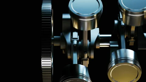 3d animation of working v8 engine Inside... | Stock Video | Pond5