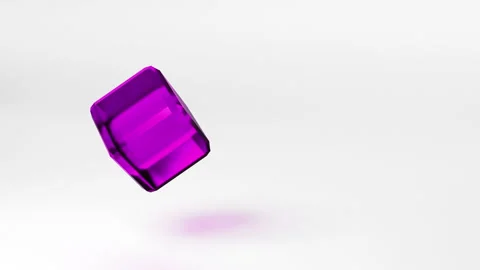 3d art cube geometric shape animation ba... | Stock Video | Pond5