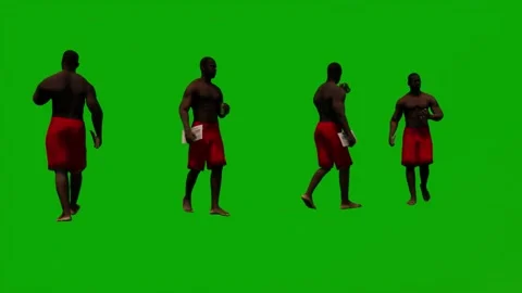 3D black lifeboat on green screen walkin... | Stock Video | Pond5