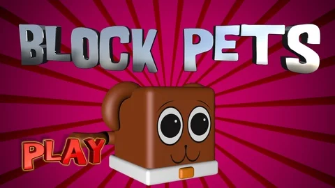 3D block style pets and mythical creatur... | Stock Video | Pond5