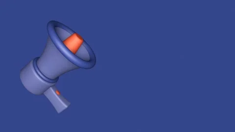 Megaphone Isometric Stock Footage ~ Royalty Free Stock Videos | Pond5