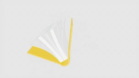 3d Book turn page animation with on tran... | Stock Video | Pond5