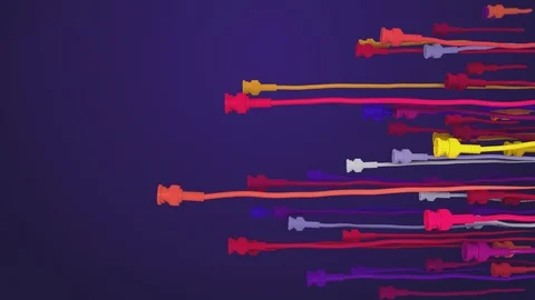 Animated Connect Cables Stock Footage ~ Royalty Free Stock Videos | Pond5