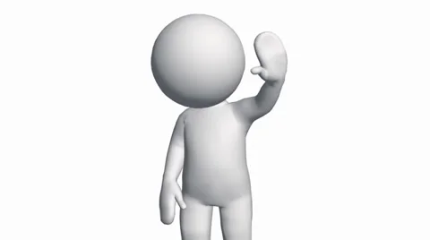 3D Cartoon Character Say Stock Videos – Royalty-Free HD & 4K Videos