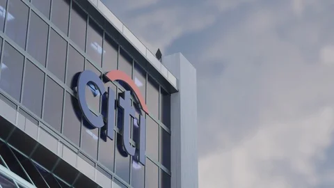 3D CGI Hyperlapse Animation of Citibank ... | Stock Video | Pond5