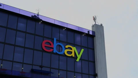 3D CGI Hyperlapse Animation of Ebay Logo... | Stock Video | Pond5