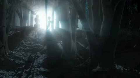 3D CGI long shot reveal of classic Roswe... | Stock Video | Pond5