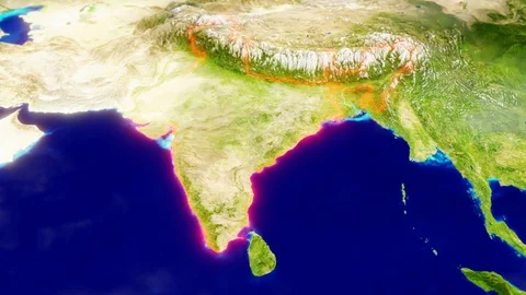 Indian Map 3D Stock Videos – Royalty-Free HD & 4K Videos