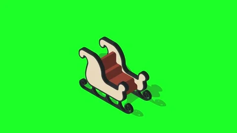 Santa Sleigh Green Screen Stock Video Footage | Royalty Free Santa ...