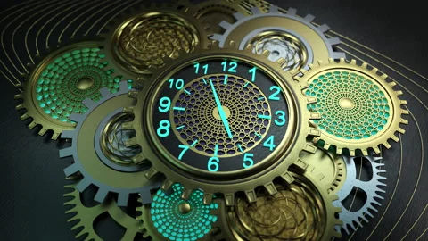 Animation Cogs Time Stock Video Footage | Royalty Free Animation Cogs ...