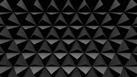 3D Concrete Triangle Pyramid Tech Backgr... | Stock Video | Pond5