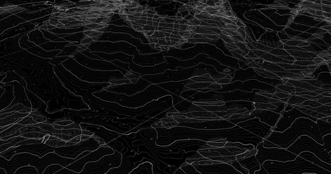 3D contour height map, engineer or geolo... | Stock Video | Pond5