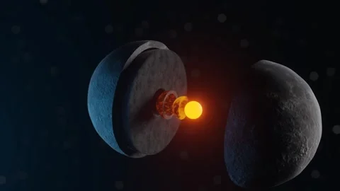 3D cross-section animation showing the M... | Stock Video | Pond5