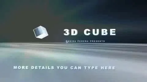 3D Cube ~ After Effects Project ~ AE #10699934 | Pond5