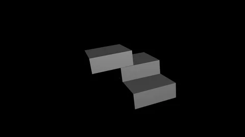 3D Cube animation. Seamless looping geom... | Stock Video | Pond5