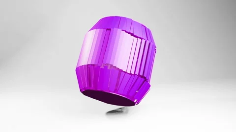 3d cylinder render animation concept | Stock Video | Pond5