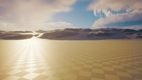 3D desert map modeling. Low poly land. L... | Stock Video | Pond5