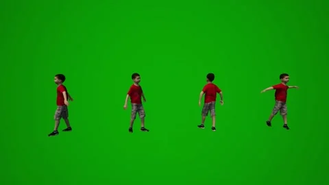 Children Playing Green Screen Stock Video Footage | Royalty Free ...