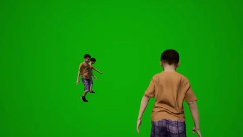 Children Playing Green Screen Stock Video Footage | Royalty Free ...