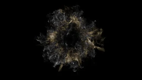 3D divergent shock wave explosion effect | Stock Video | Pond5