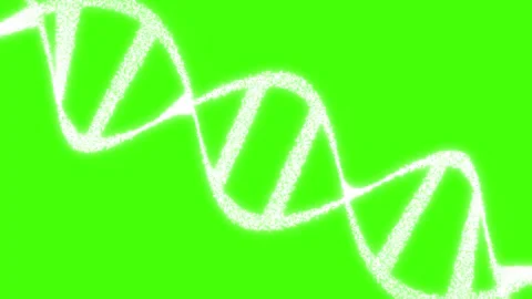 3D DNA animation on green screen chroma ... | Stock Video | Pond5