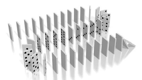 3D Animation Domino Effect Stock Videos – Royalty-Free HD & 4K Videos