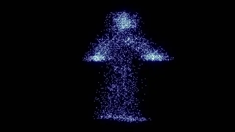 3D dots animation for the show. Dots man... | Stock Video | Pond5