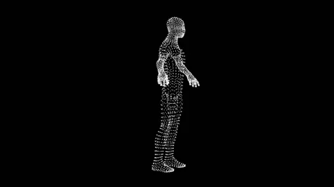 3D dots animation for the show. Dots man... | Stock Video | Pond5